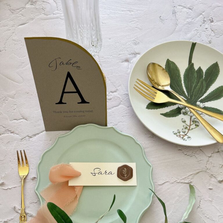 手作りテーブルナンバー手作り【テンプレートと作り方】 | ARARS